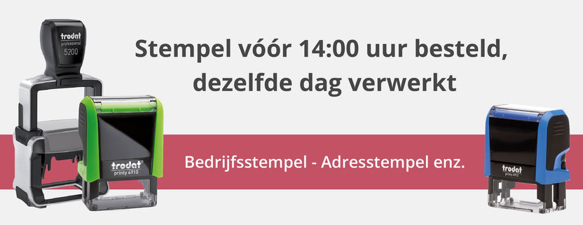 Bestel stempels (Trodat | Colop) in de snelste stempelshop